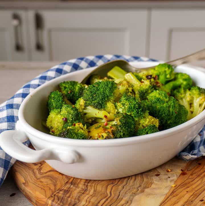 Spicy Italian Broccoli Recipe - I'd Rather Be A Chef