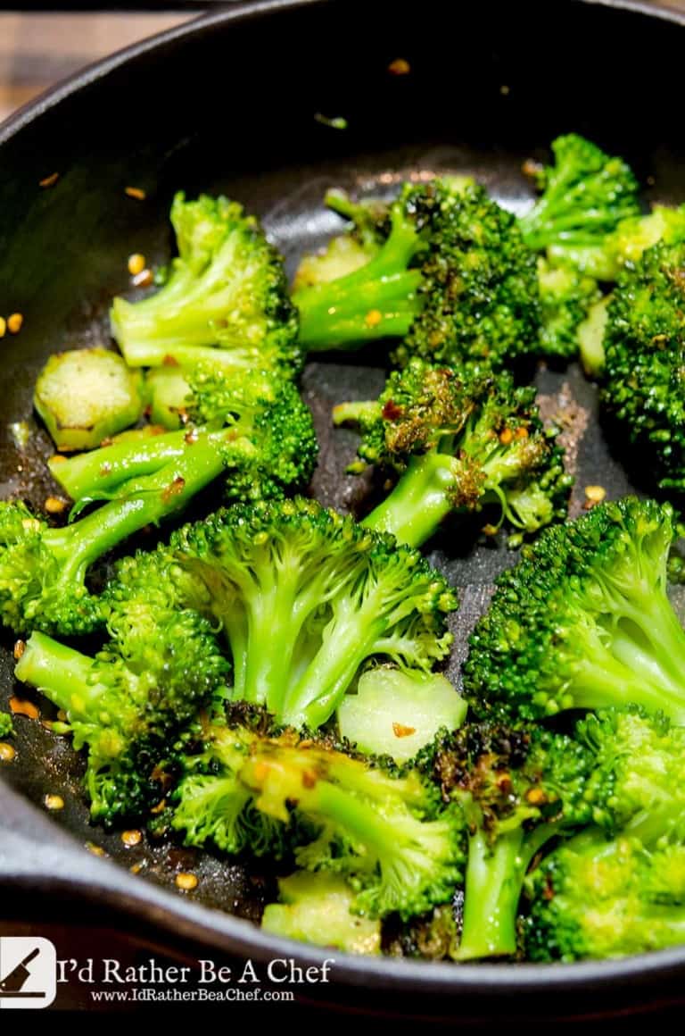 Spicy Italian Broccoli Recipe - I'd Rather Be A Chef