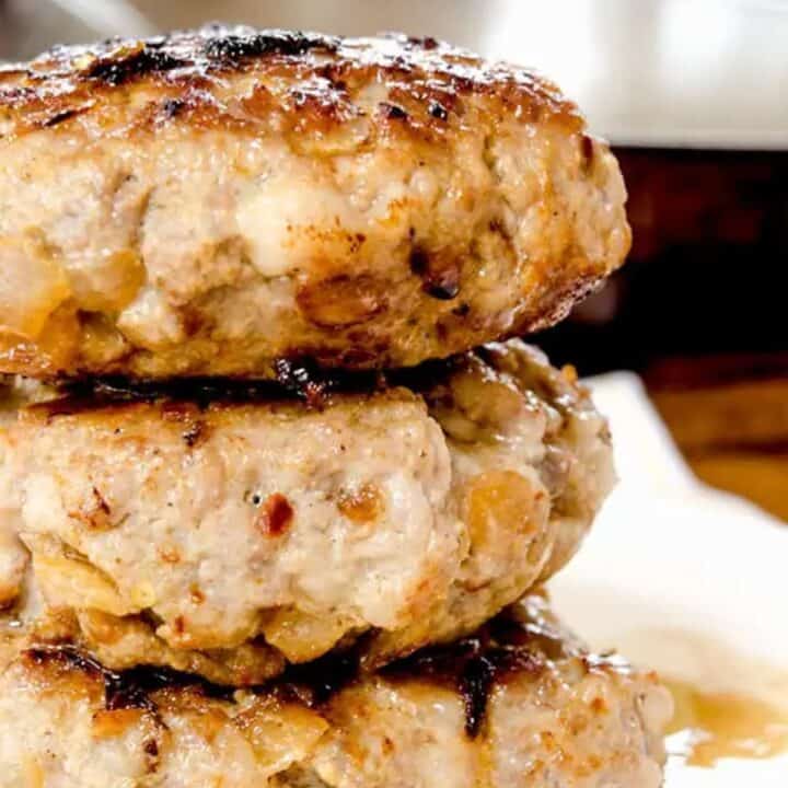 Ground Pork Burgers 🍔 - I'd Rather Be A Chef