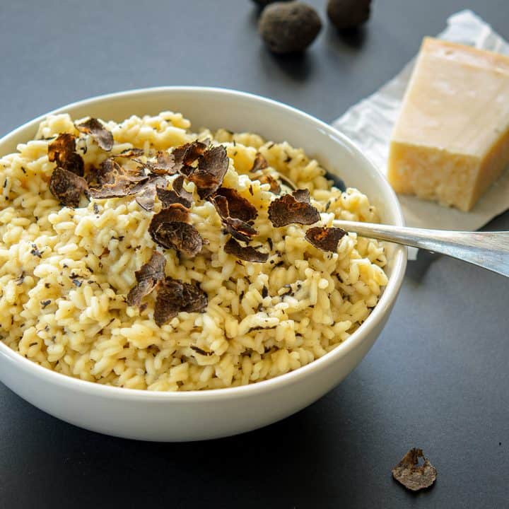 5-Ingredient Truffle Risotto Recipe - I'd Rather Be A Chef