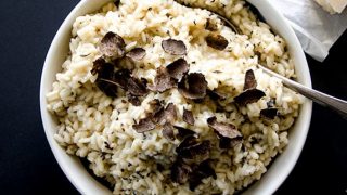 Black Truffle Risotto: Creamy & Decadent. Video tutorial on how to make!