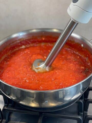 Homemade Tomato Sauce Recipe 🍅 - I'd Rather Be A Chef