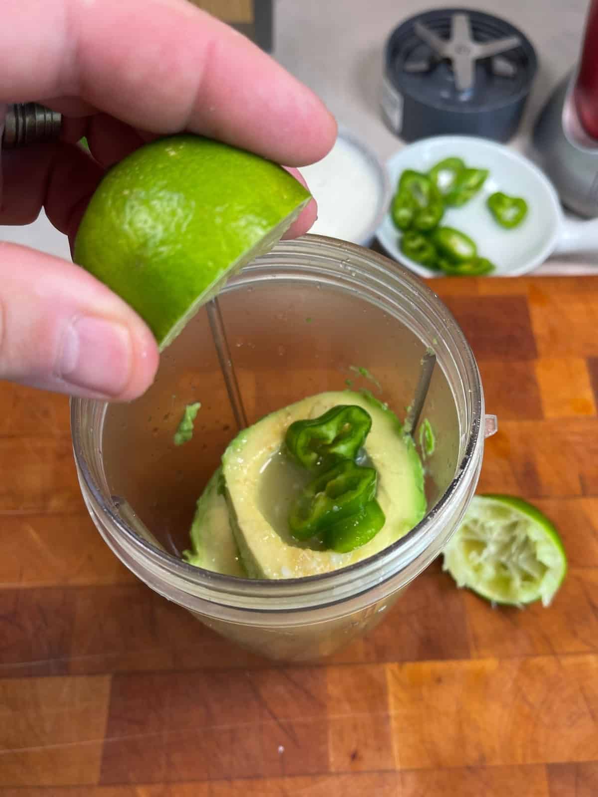 Avocado Lime Dressing 🍋 - I'd Rather Be A Chef