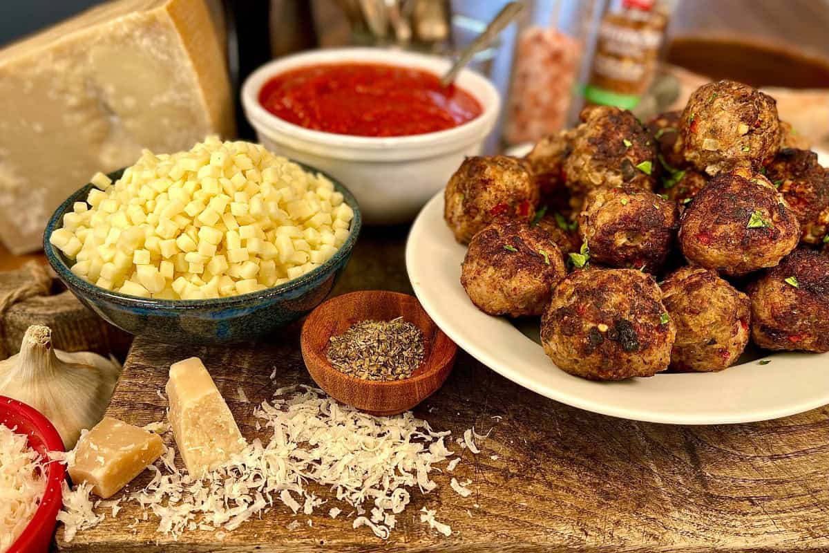 Keto Meatball Parm Recipe - I'd Rather Be A Chef