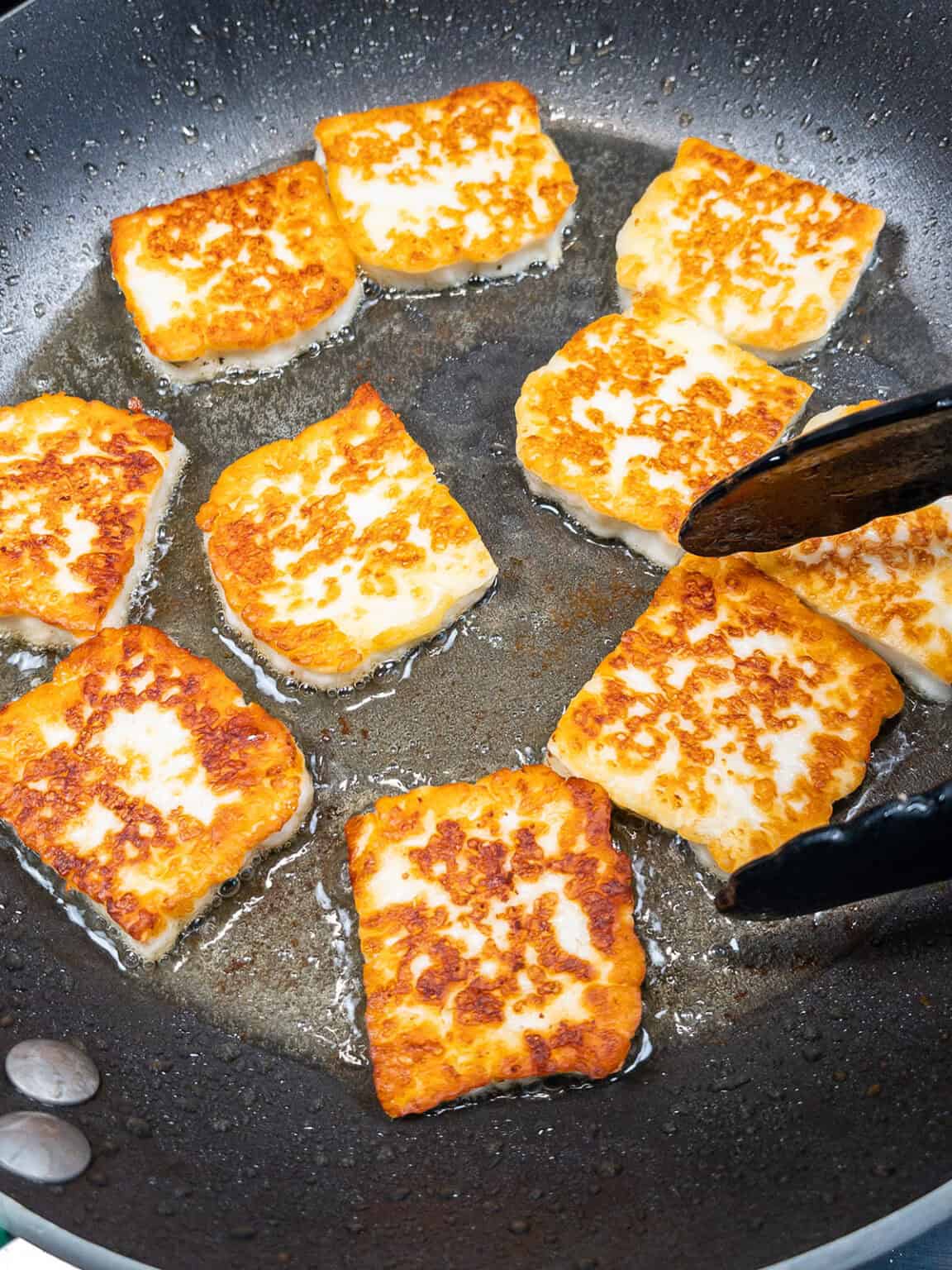 How to Cook Halloumi Cheese 🧀 - I'd Rather Be A Chef