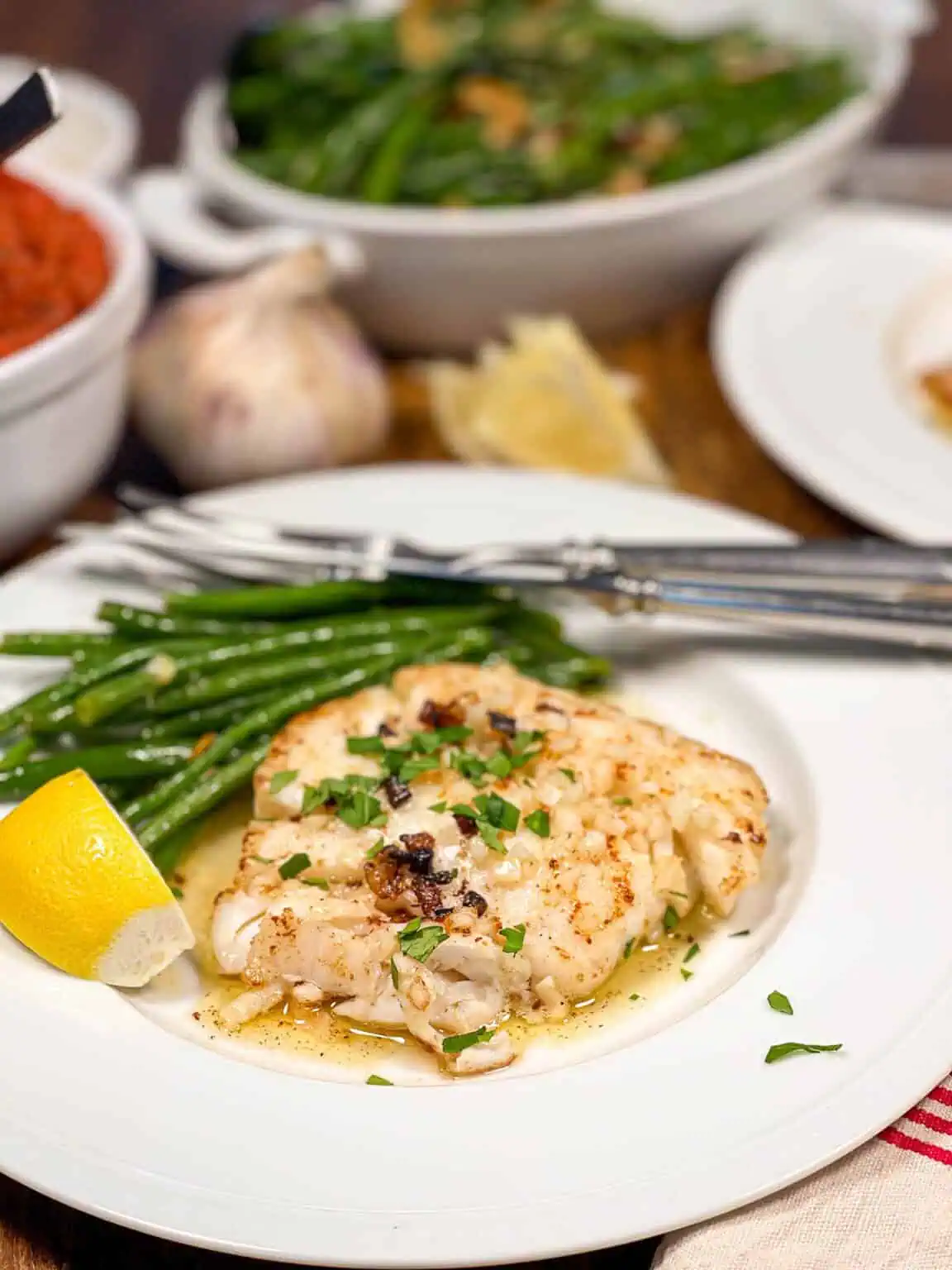 Simple Pan Seared Cod Recipe 🐟 - I'd Rather Be A Chef