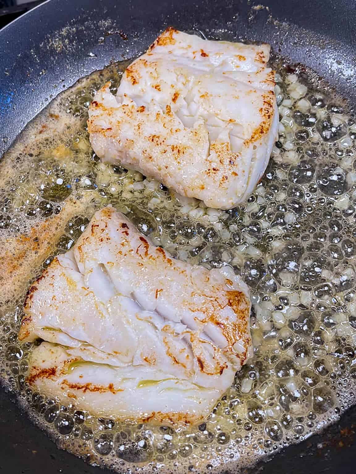 Simple Pan Seared Cod Recipe 🐟 - I'd Rather Be A Chef