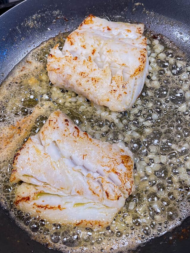 Simple Pan Seared Cod Recipe 🐟 - I'd Rather Be A Chef