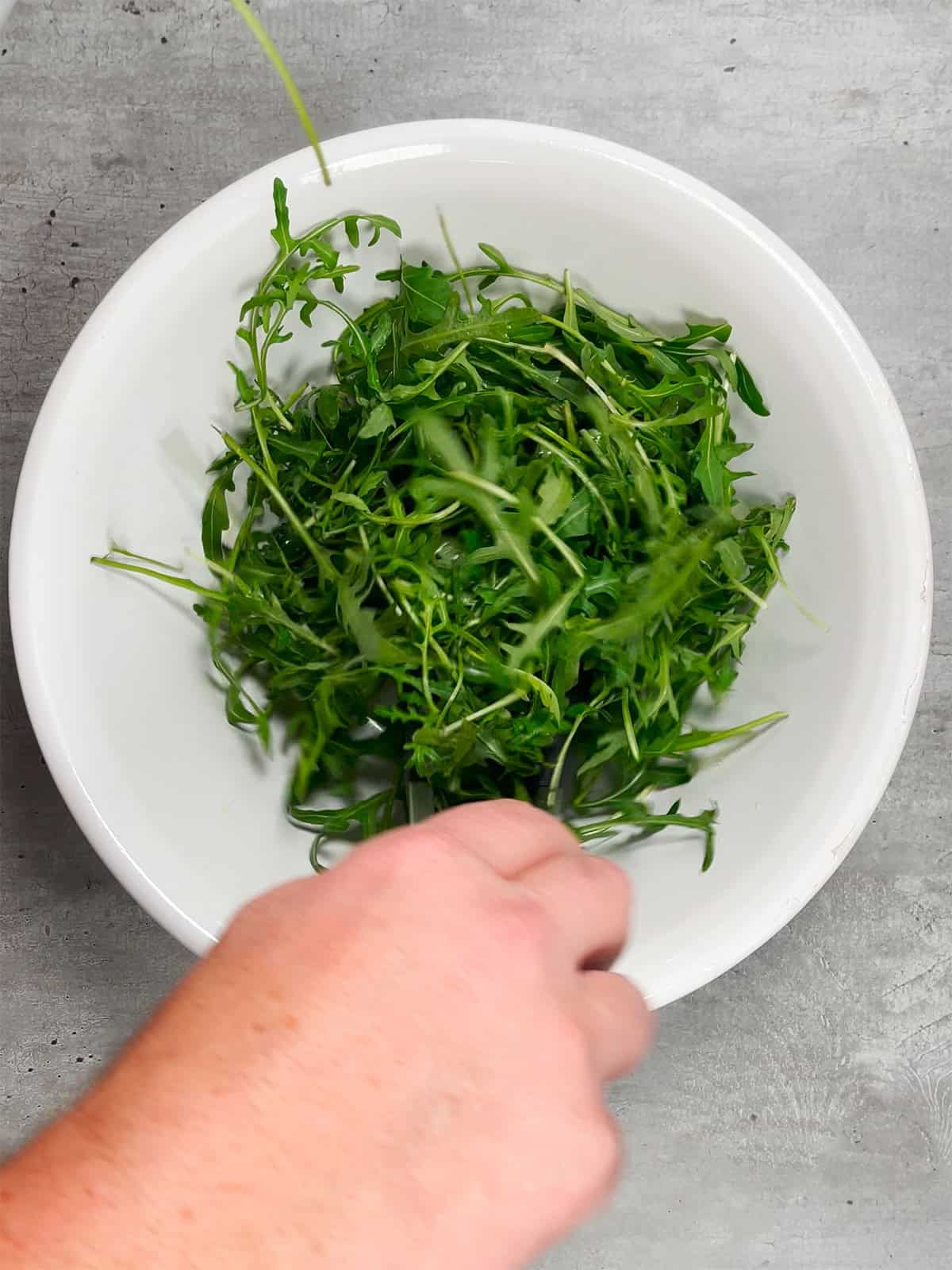 Arugula Mushroom Salad 🥬 - I'd Rather Be A Chef