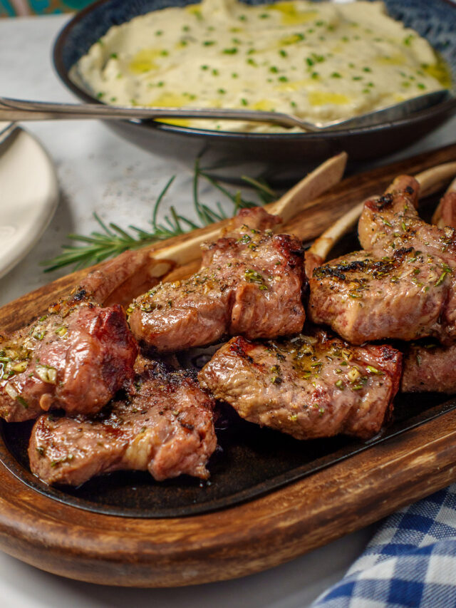 BBQ Lamb Chops - I'd Rather Be A Chef