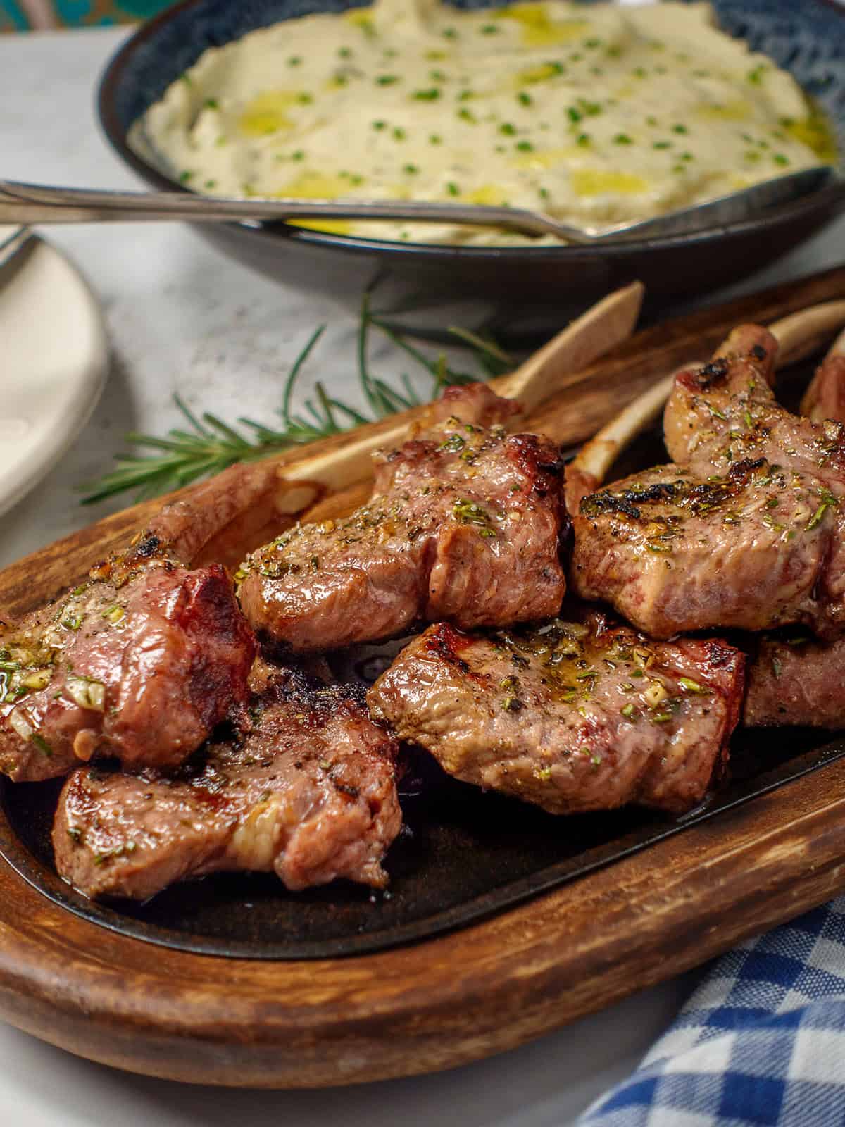 BBQ Lamb Chops - I'd Rather Be A Chef