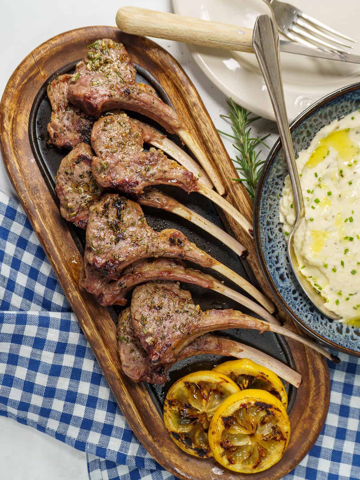 BBQ Lamb Chops - I'd Rather Be A Chef