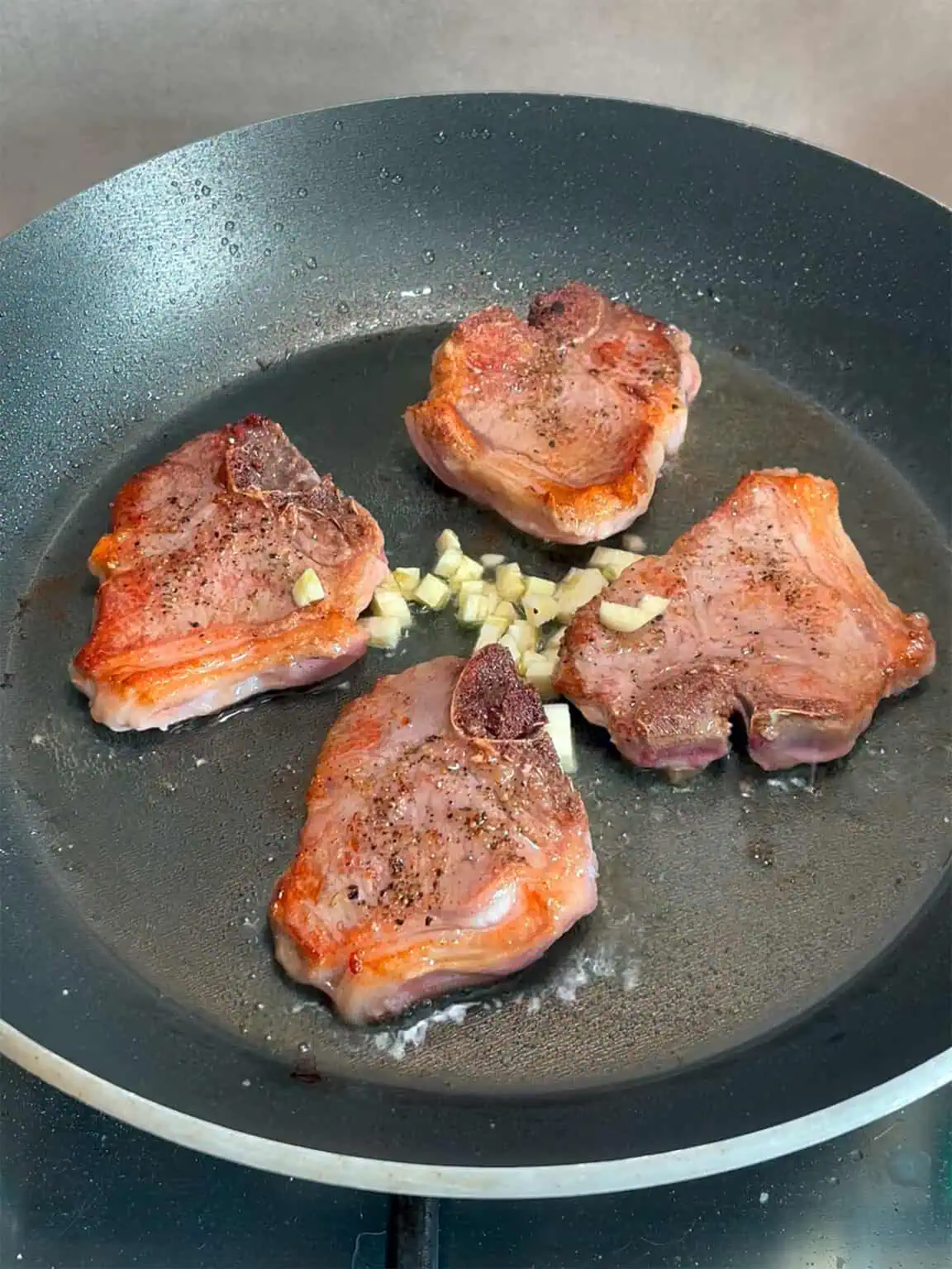 Pan Seared Lamb Loin Chops - I'd Rather Be A Chef