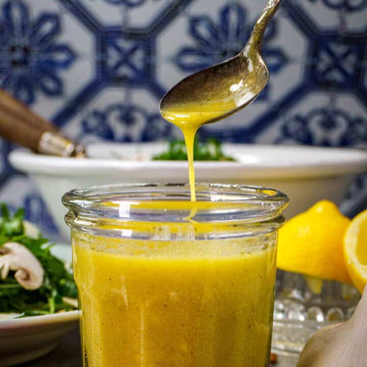 Lemon Dijon Dressing 🍋 - I'd Rather Be A Chef