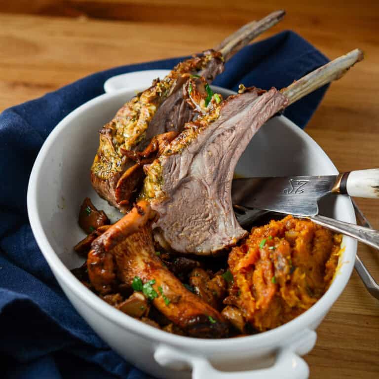 Herb Crusted Rack of Lamb 🥩 - I'd Rather Be A Chef