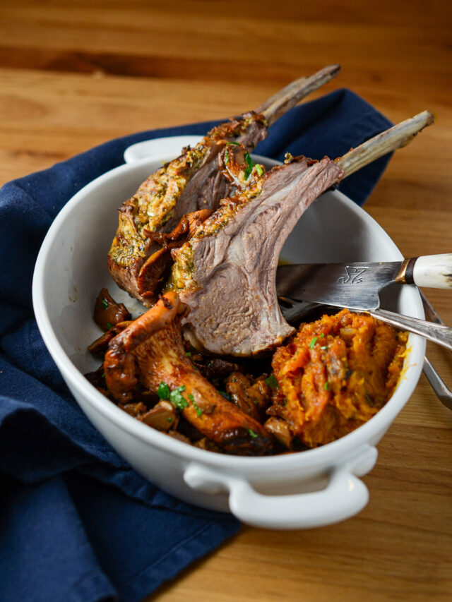 Herb Crusted Rack of Lamb 🥩 - I'd Rather Be A Chef