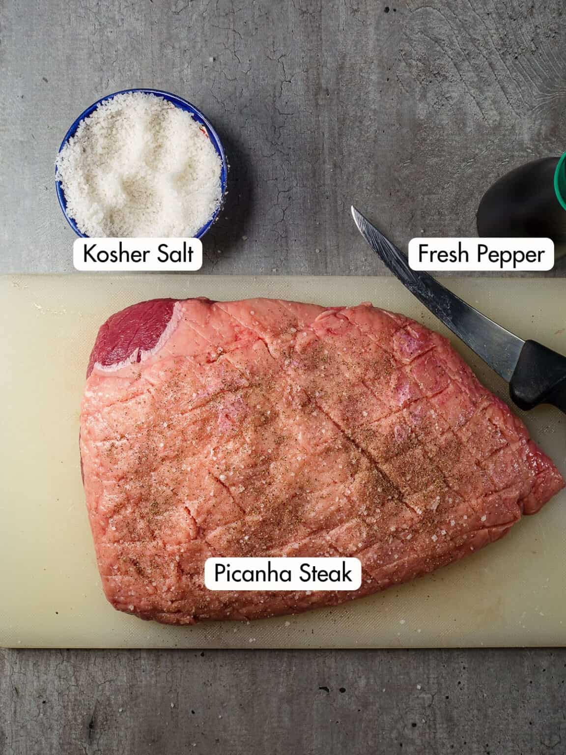 3-Ingredient Picanha Steak Recipe 🥩 - I'd Rather Be A Chef