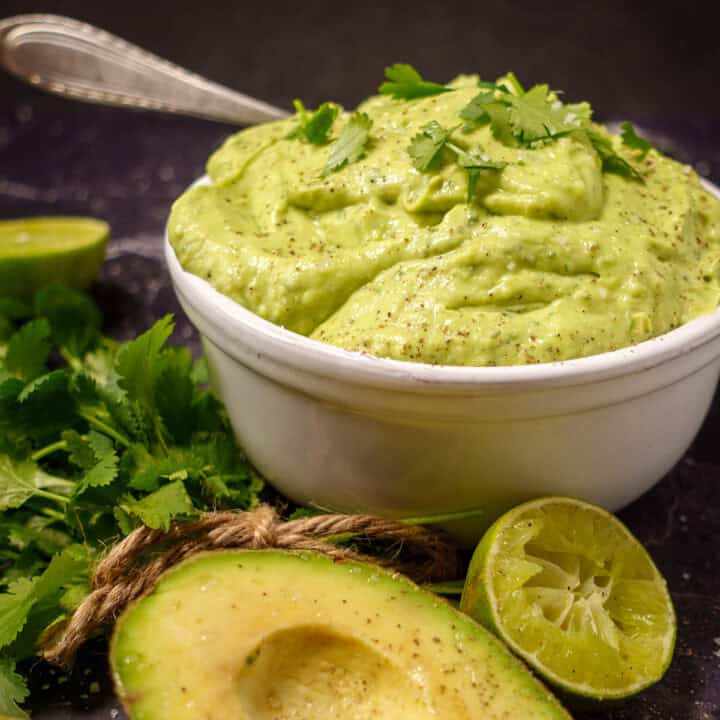 Avocado Lime Crema 🥑 - I'd Rather Be A Chef