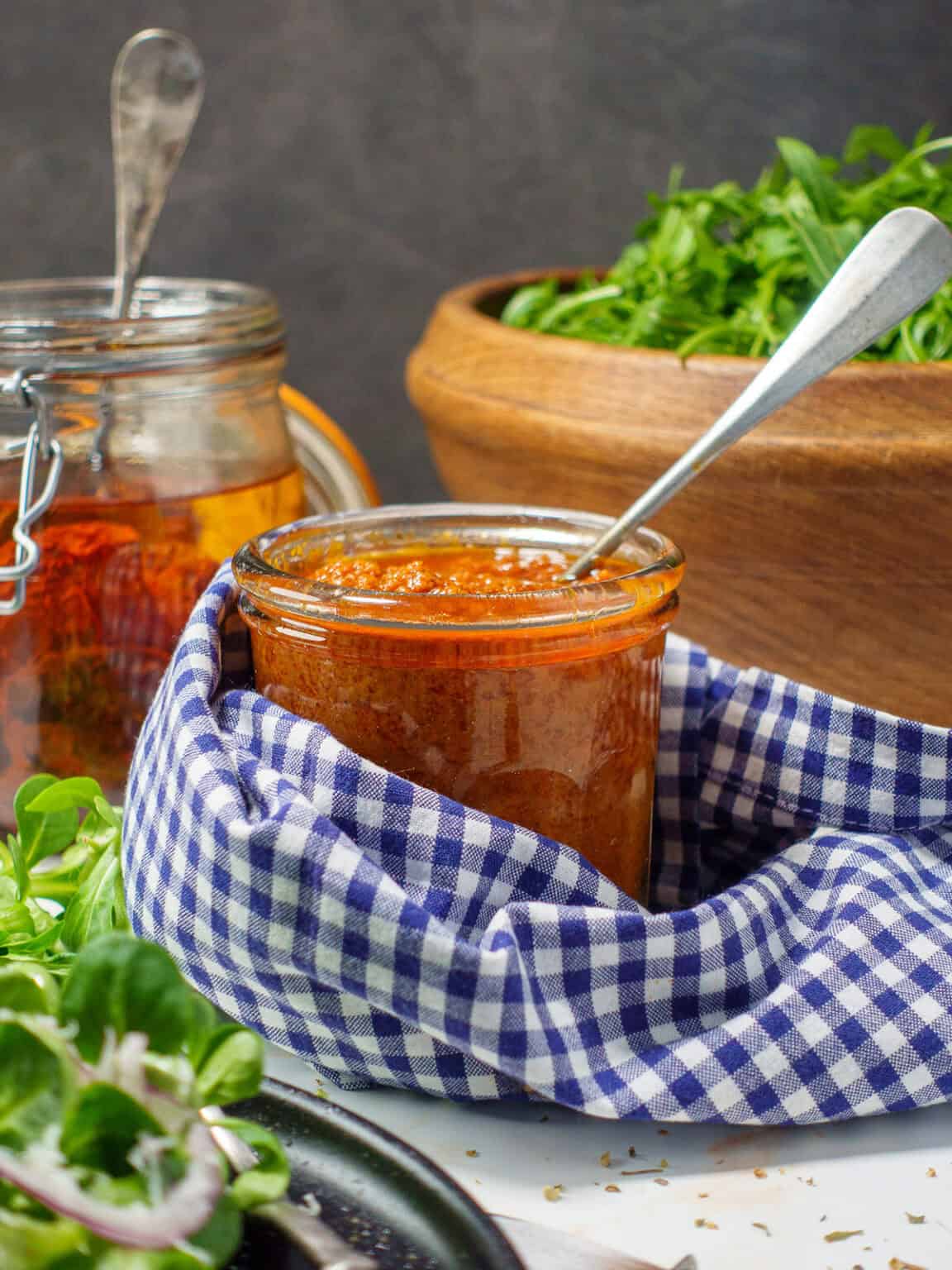 Sun Dried Tomato Vinaigrette Recipe 🍅 - I'd Rather Be A Chef