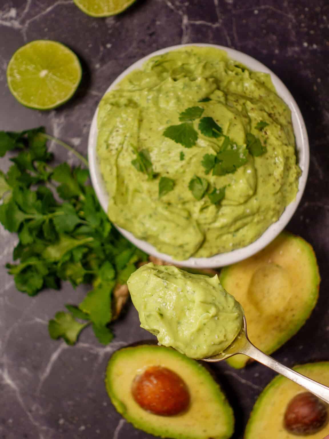 Avocado Lime Crema 🥑 - I'd Rather Be A Chef