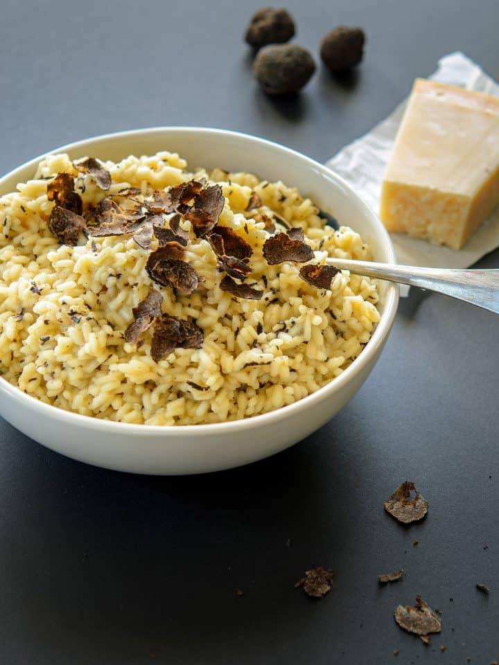 5-Ingredient Truffle Risotto Recipe - I'd Rather Be A Chef