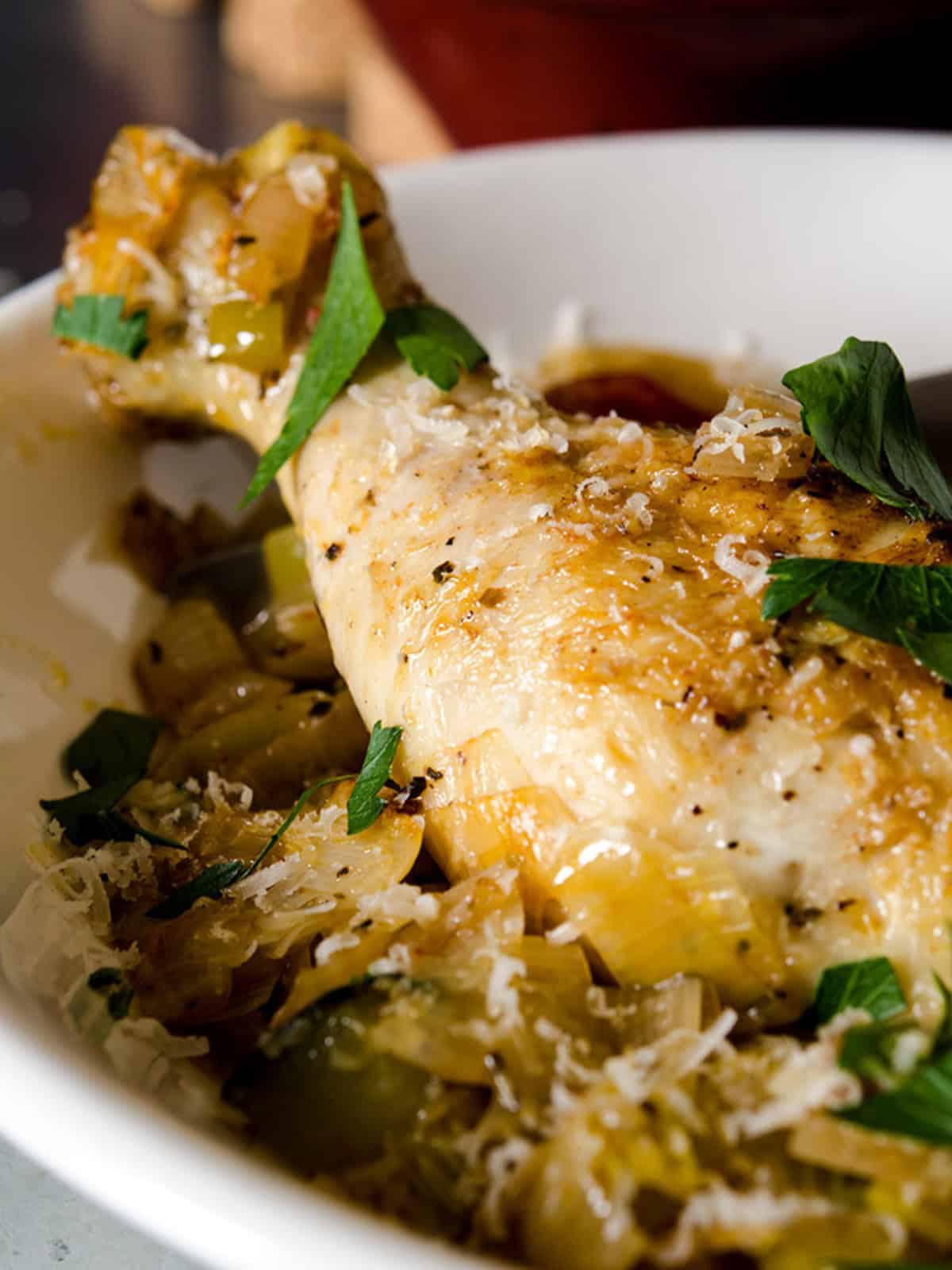 Chicken Leg Quarters Recipe 🍗 - I'd Rather Be A Chef