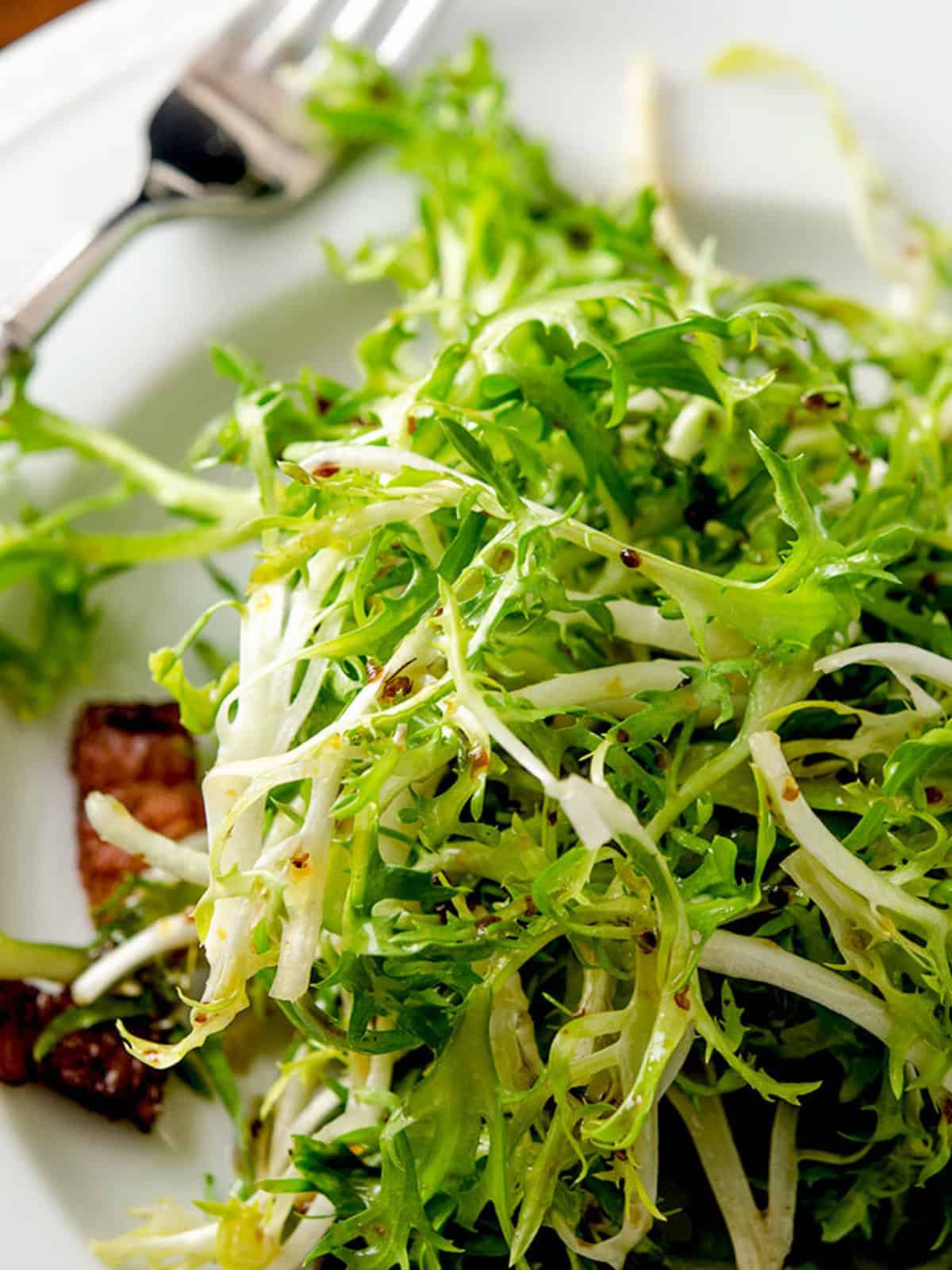 Frisée Salad Recipe 🥗 - I'd Rather Be A Chef