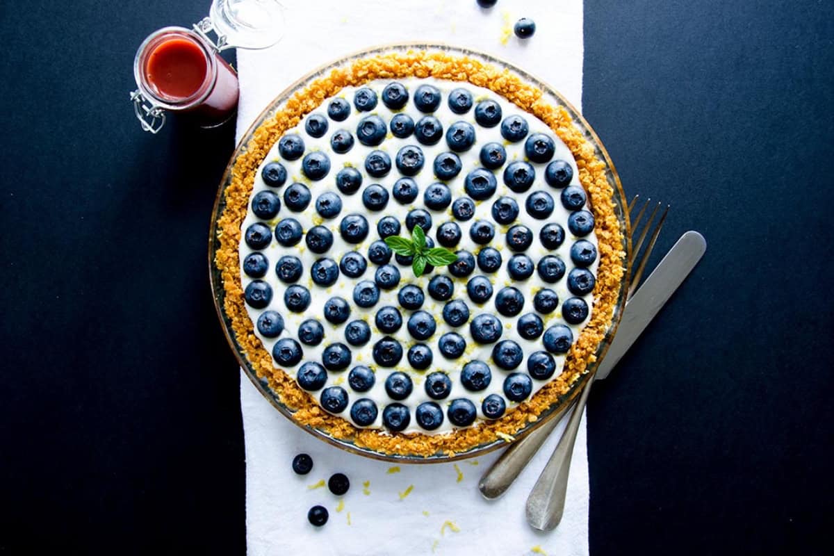 Lemon No-Bake Cheesecake 🍰 - I'd Rather Be A Chef