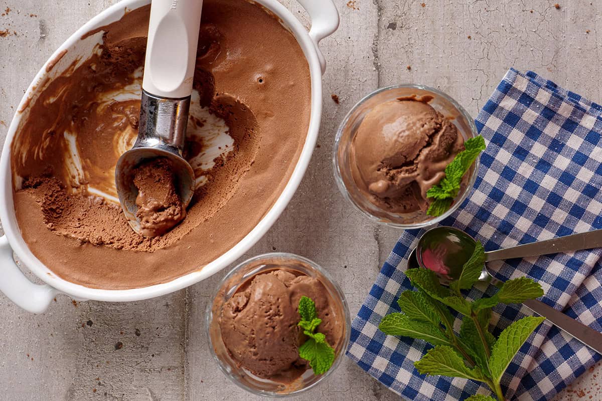 Sugar-Free Chocolate Ice Cream 🍨 - I'd Rather Be A Chef