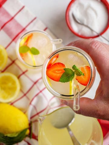 Homemade Sugar-free Lemonade Recipe 🍋 - I'd Rather Be A Chef