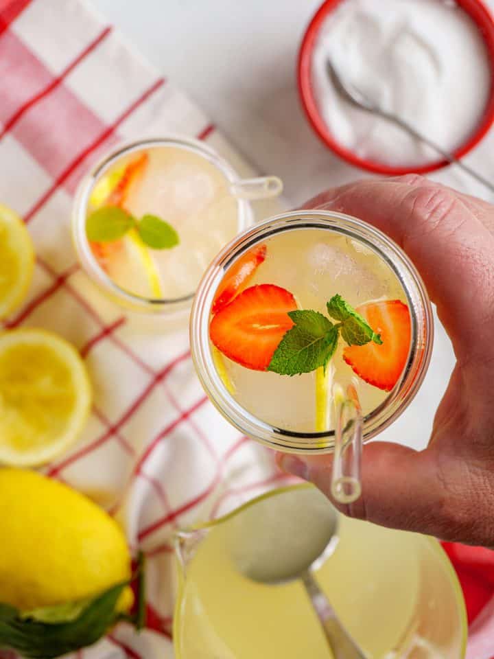 Homemade Sugar-free Lemonade Recipe 🍋 - I'd Rather Be A Chef