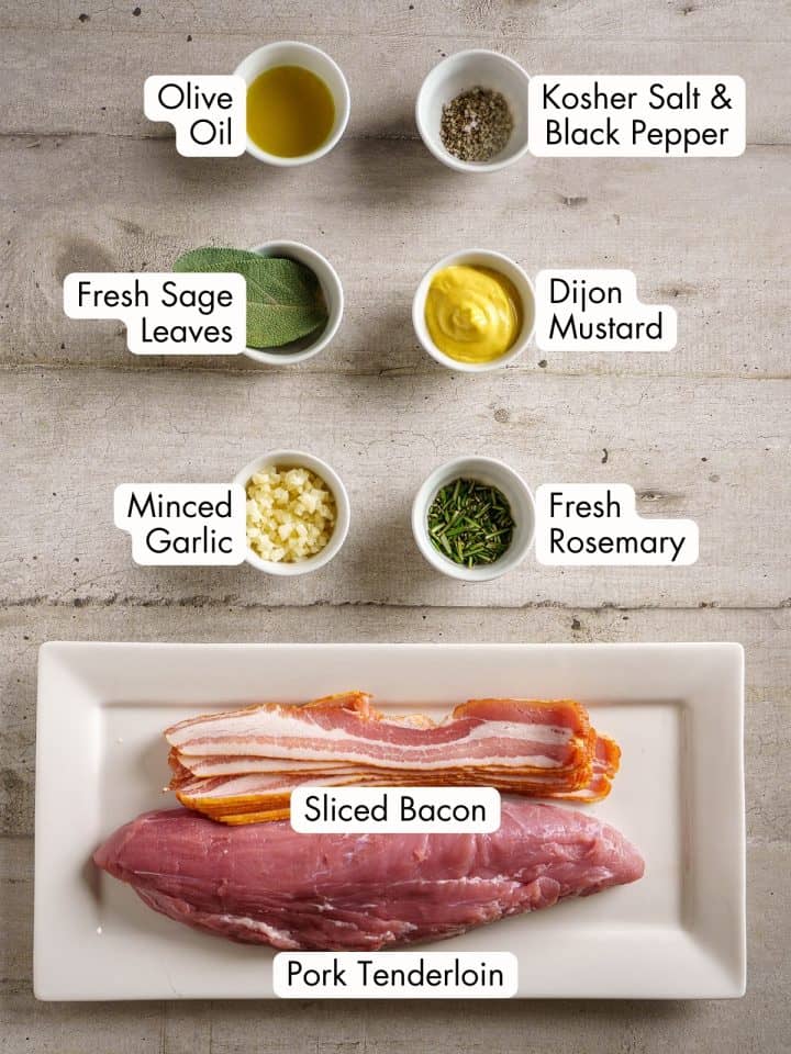 Bacon Wrapped Pork Tenderloin 🍖 - I'd Rather Be A Chef
