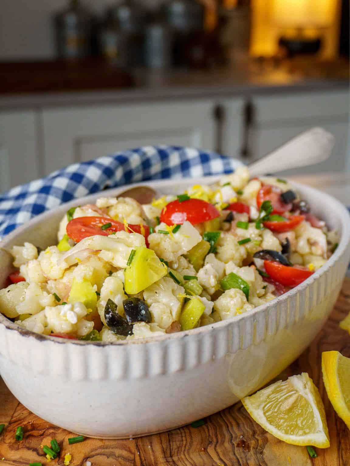 Cauliflower Salad Recipe 🥗 - I'd Rather Be A Chef