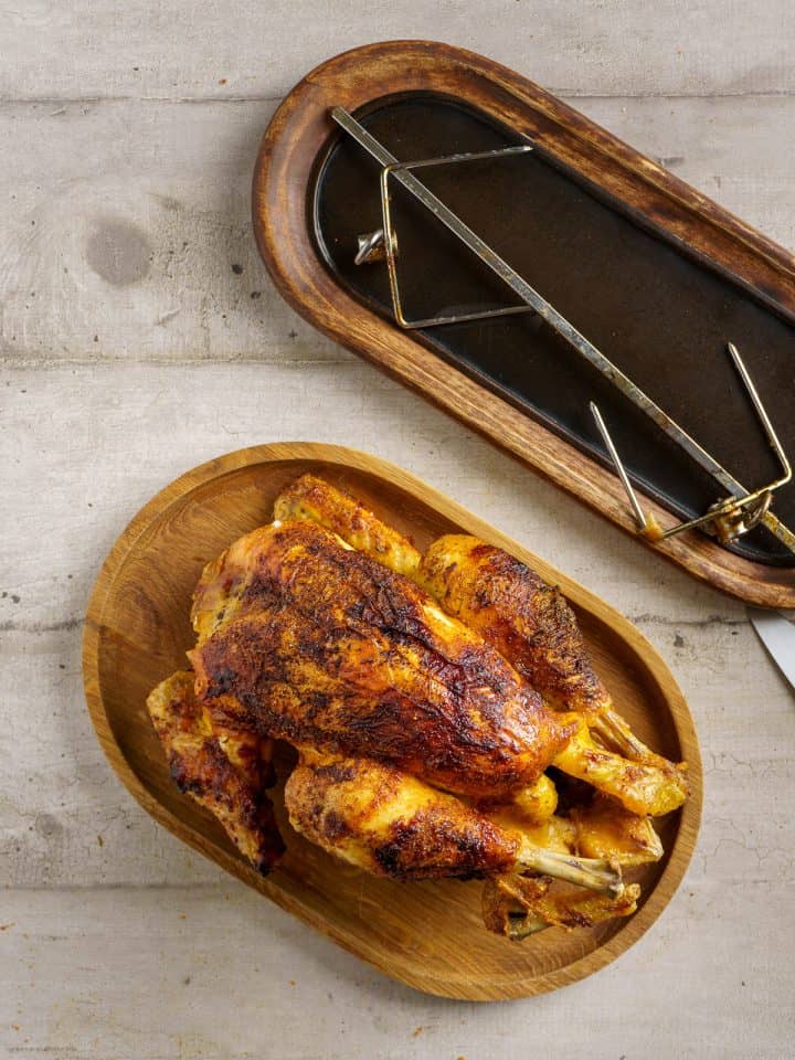 How to Put Chicken on Rotisserie (With Video) - I'd Rather Be A Chef