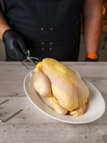 How to Put Chicken on Rotisserie (With Video) - I'd Rather Be A Chef