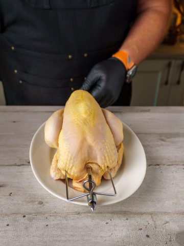 How to Put Chicken on Rotisserie (With Video) - I'd Rather Be A Chef