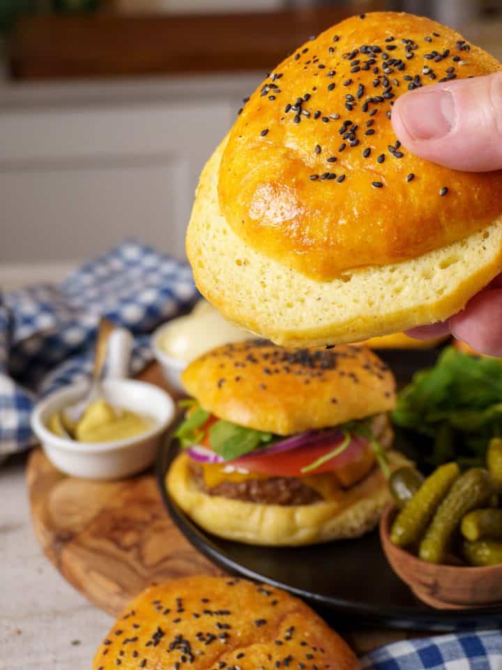 Keto Hamburger Buns 🍔 - I'd Rather Be A Chef