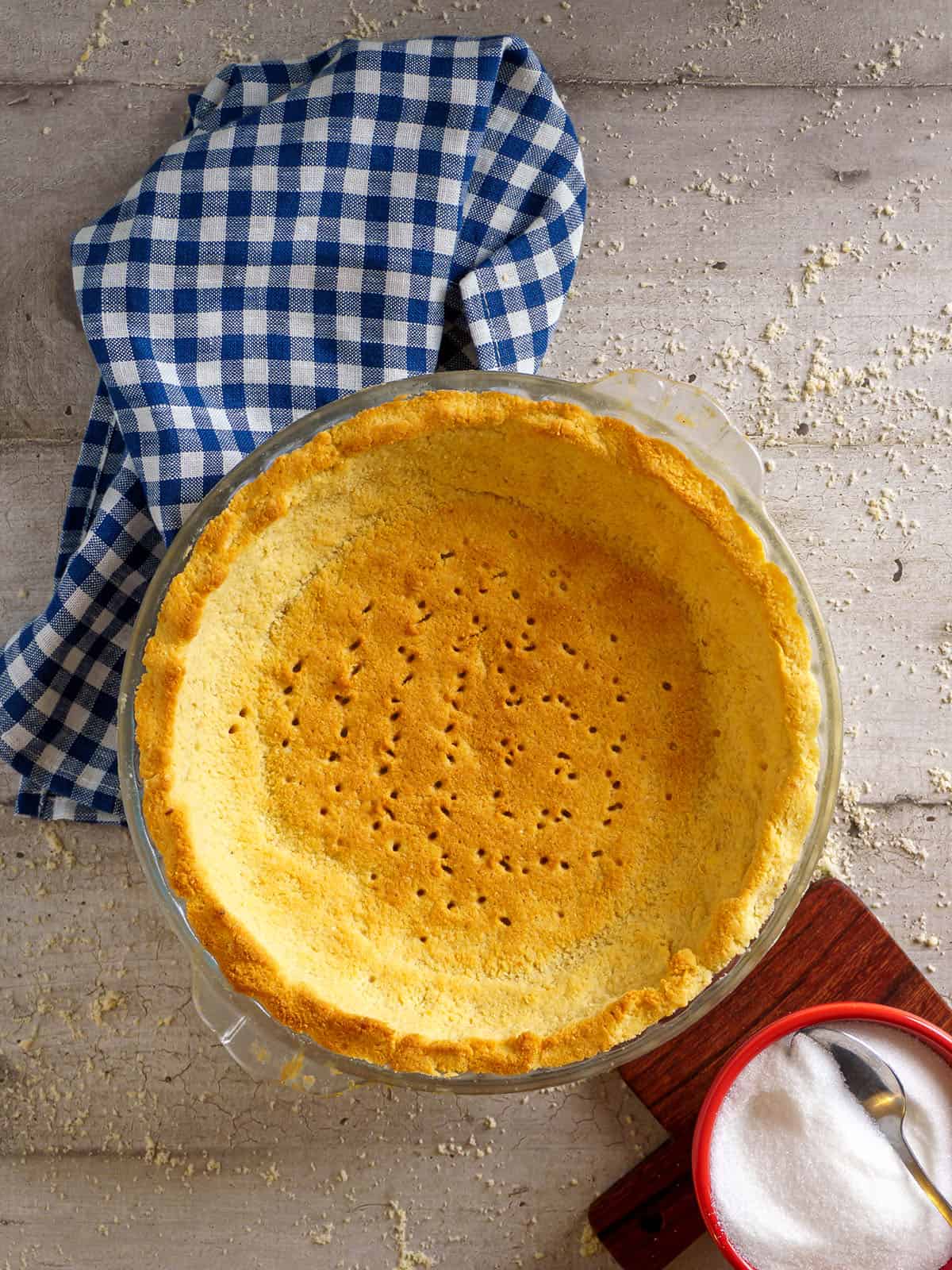 Keto Pie Crust (Low Carb & Keto) - I'd Rather Be A Chef