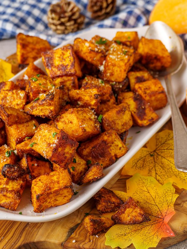 Roasted Sweet Potatoes - I'd Rather Be A Chef