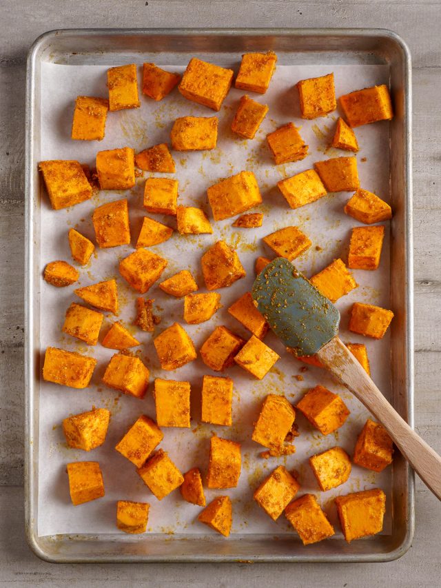 Roasted Sweet Potatoes - I'd Rather Be A Chef