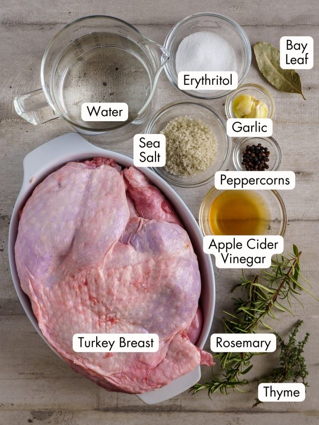 Simple Turkey Breast Brine Recipe - I'd Rather Be A Chef