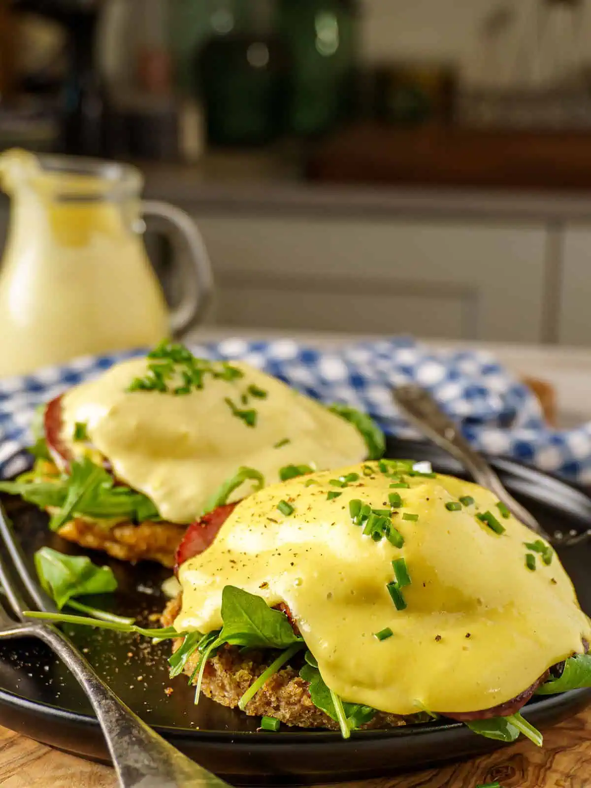 Easy Keto Eggs Benedict Recipe - I'd Rather Be A Chef