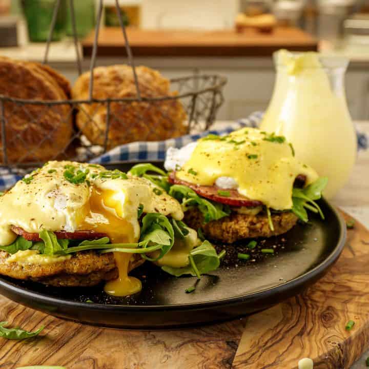 Easy Keto Eggs Benedict Recipe - I'd Rather Be A Chef