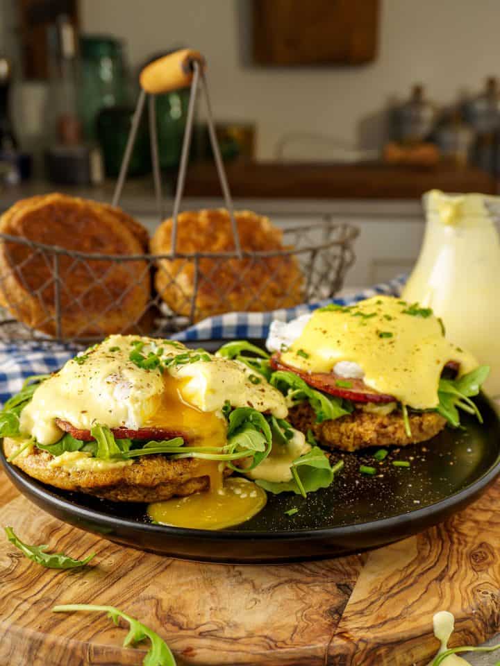Easy Keto Eggs Benedict Recipe - I'd Rather Be A Chef