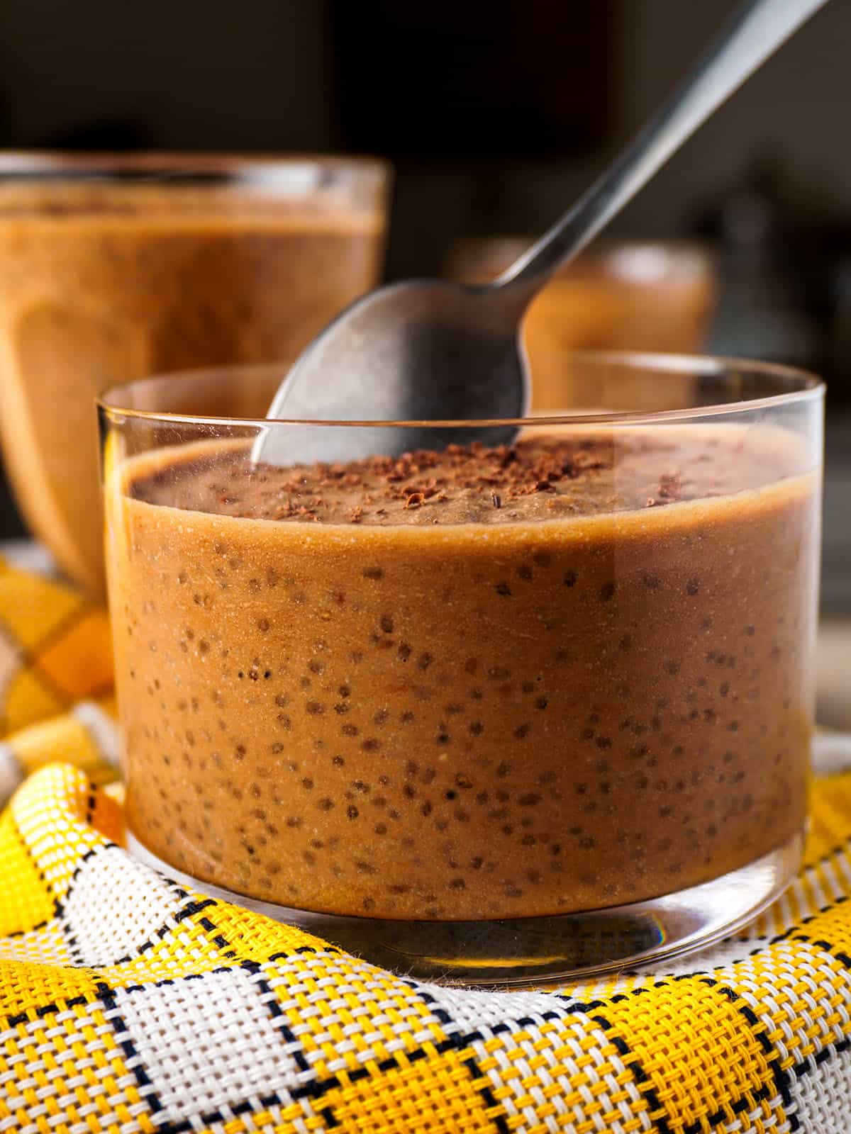 Chocolate Chia Seed Pudding 🍫 - I'd Rather Be A Chef