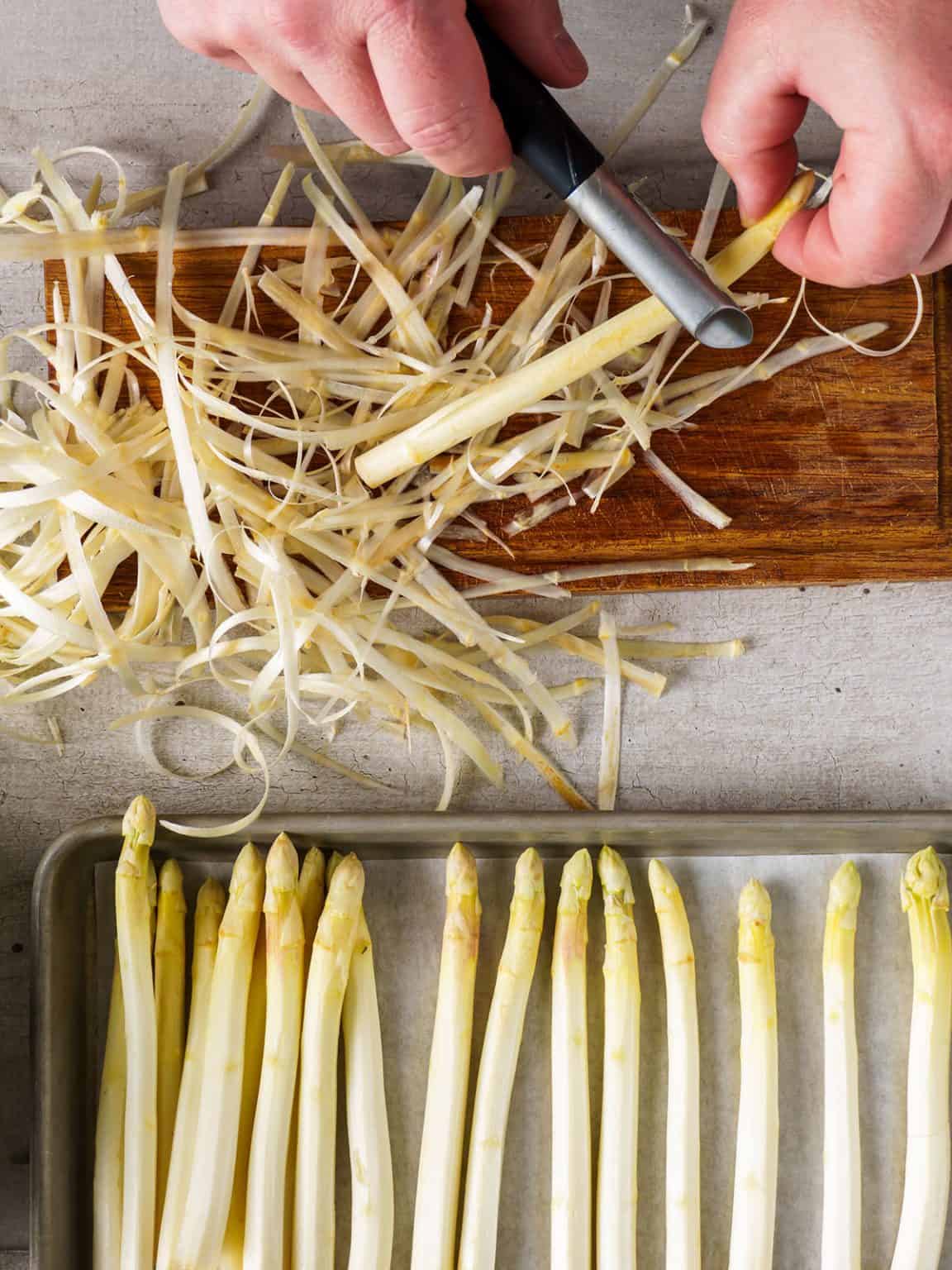The BEST White Asparagus Recipe - I'd Rather Be A Chef