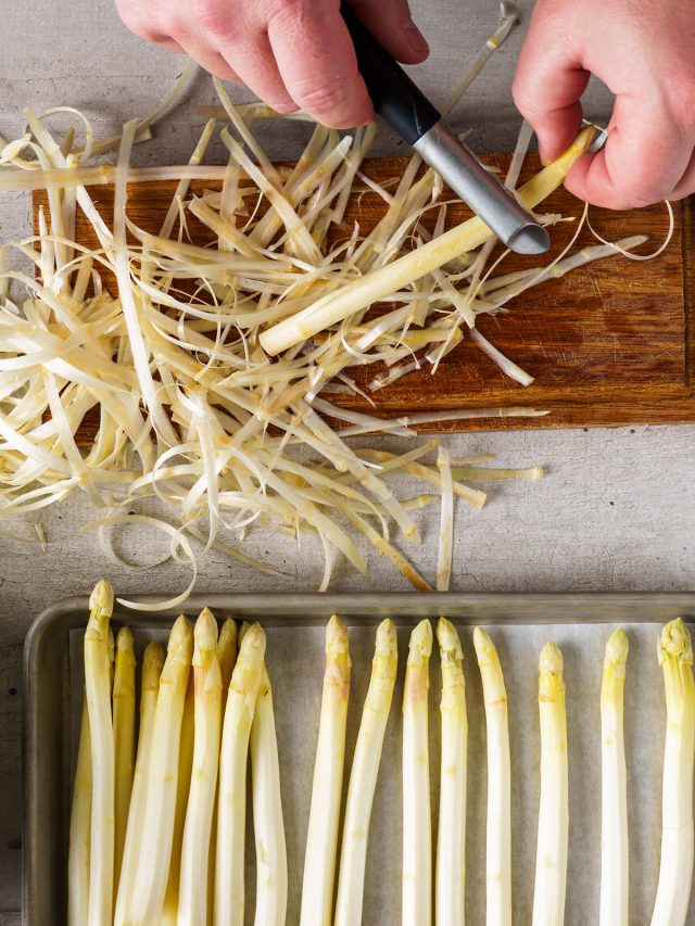 The BEST White Asparagus Recipe - I'd Rather Be A Chef
